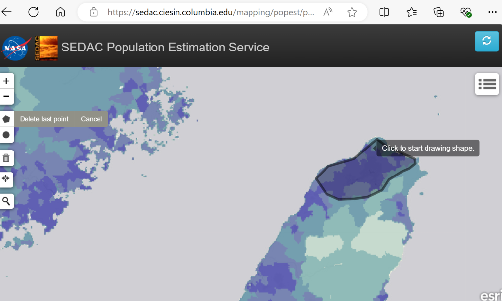 7.QGIS中計算世界任何地區的人口(Population Calculated) - 地學網站