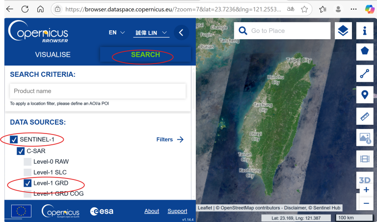 39.下載10m解析度 digital elevation model (DEM) - 地學網站