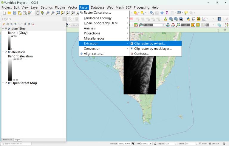 39.下載10m解析度 digital elevation model (DEM) - 地學網站