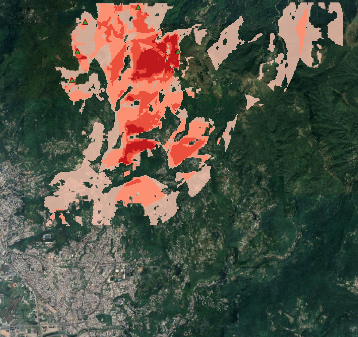 41.QGIS視域分析-Viewshed analysis_以陽明山為例 - 地學網站