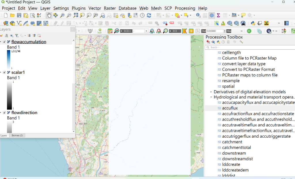 51.計算 Flow Accumulation in QGIS - 地學網站